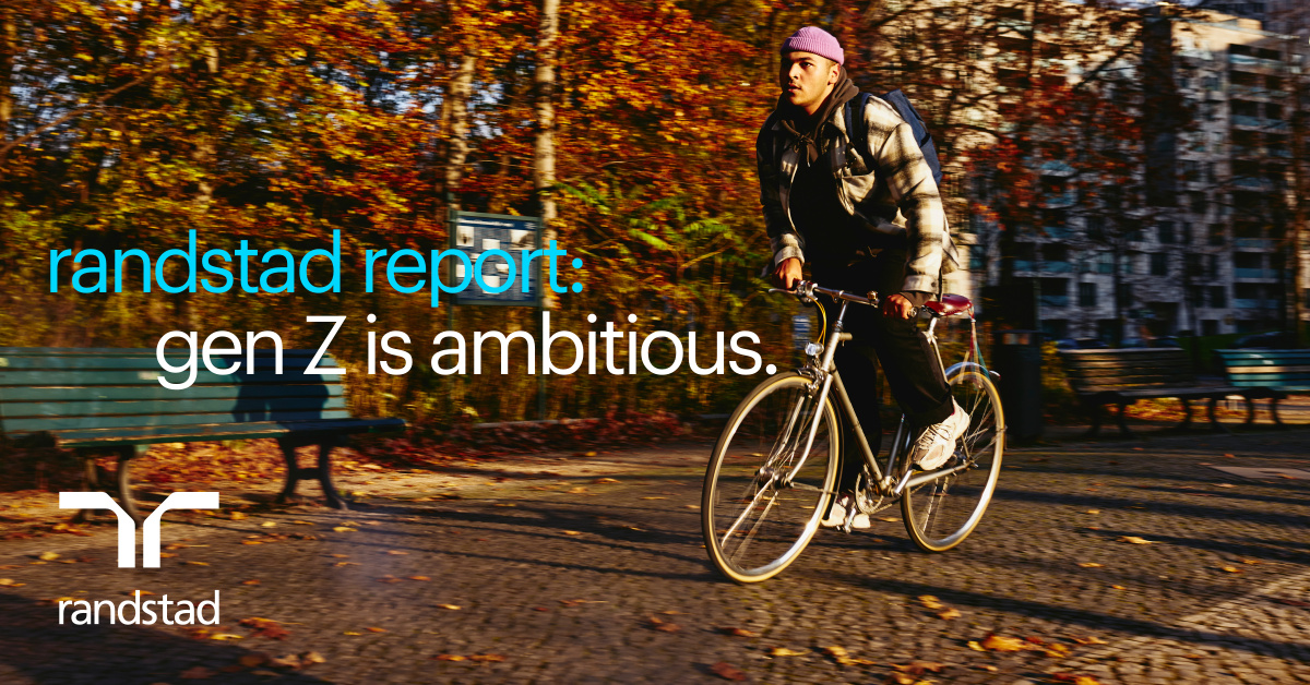 Rapport Randstad : la Génération Z est ambitieuse, en mouvement et ...